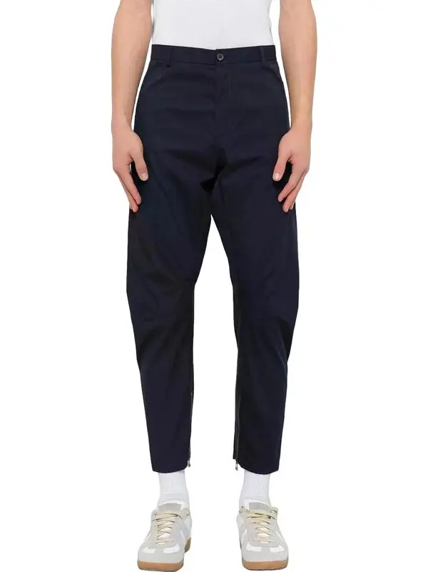 LANVIN Slim-fit Biker Pants - Blue