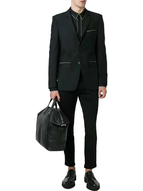Givenchy Chain Trim Blazer - Black