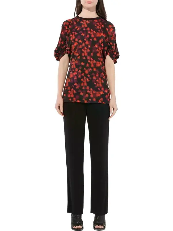 Givenchy Abstract Floral Print T-shirt - Black