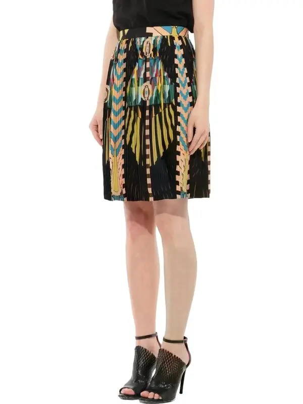 Givenchy Crazy Cleopatra Printed Mid Skirt - Multicolour