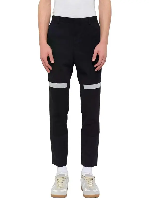LANVIN Band Detail Trousers - Blue