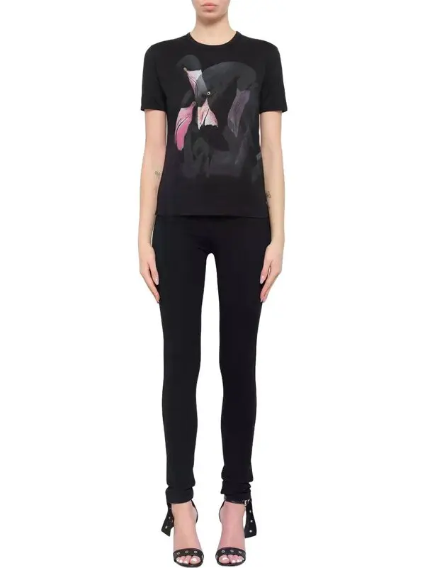 Givenchy Flamingo Print T-shirt - Black