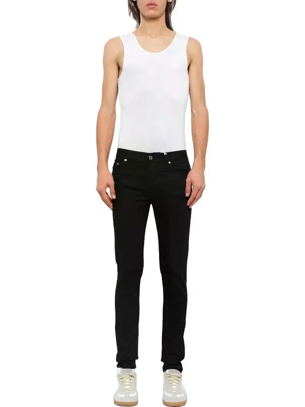 Givenchy Star Embroidered Skinny Jeans - Black