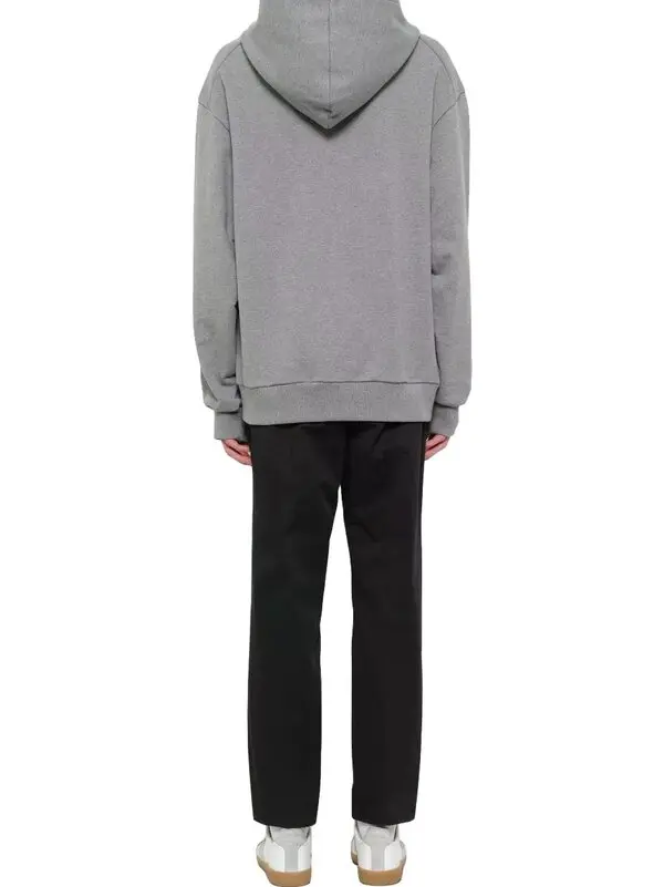 JUUN.J Wolf Print Hoodie - Grey