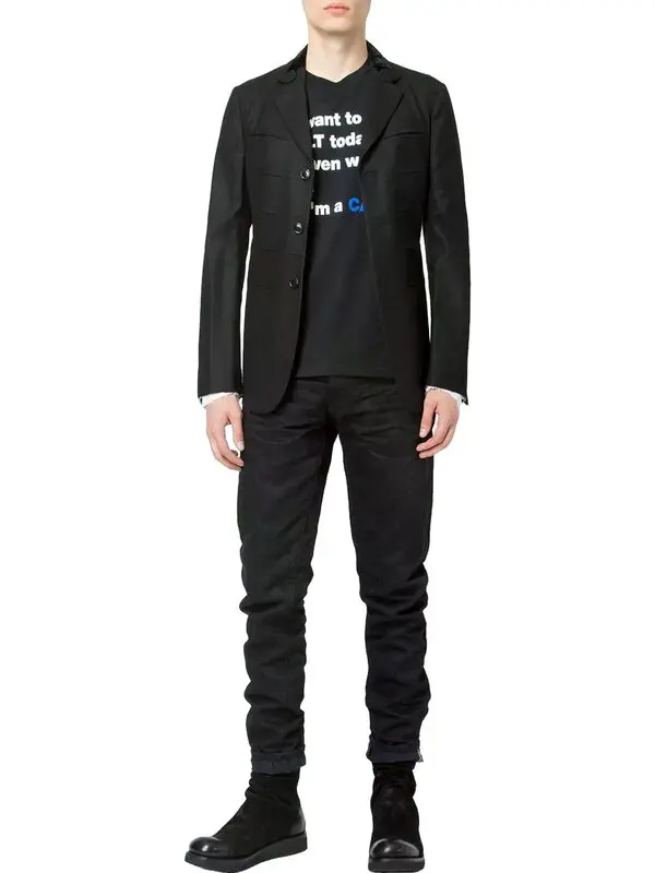 TAKAHIROMIYASHITA THESOLOIST. Graphic Print T-shirt - Black