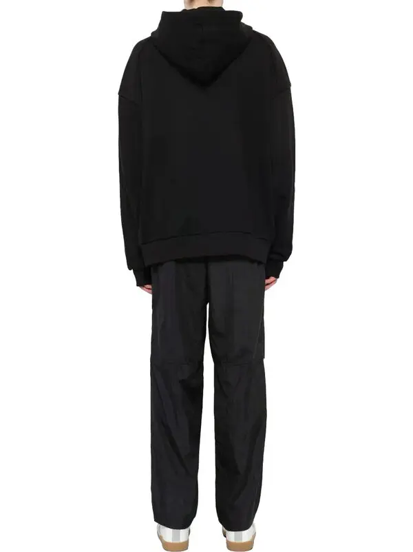 JUUN.J Ape Print Hoodie - Black