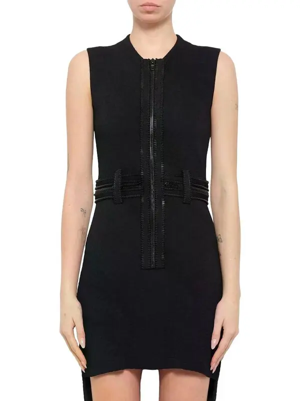 Givenchy Zipped Fitted Dress - Black