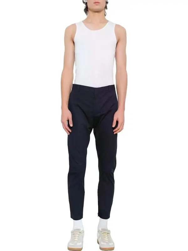 LANVIN Ruched Biker Trousers - Blue
