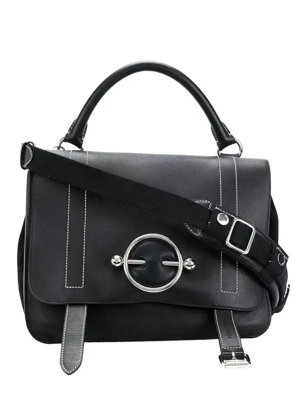 JW Anderson Large Disc Satchel - Black