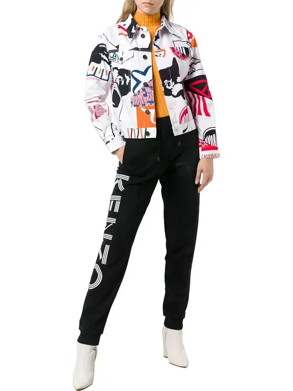Kenzo Logo Track Pants - Black