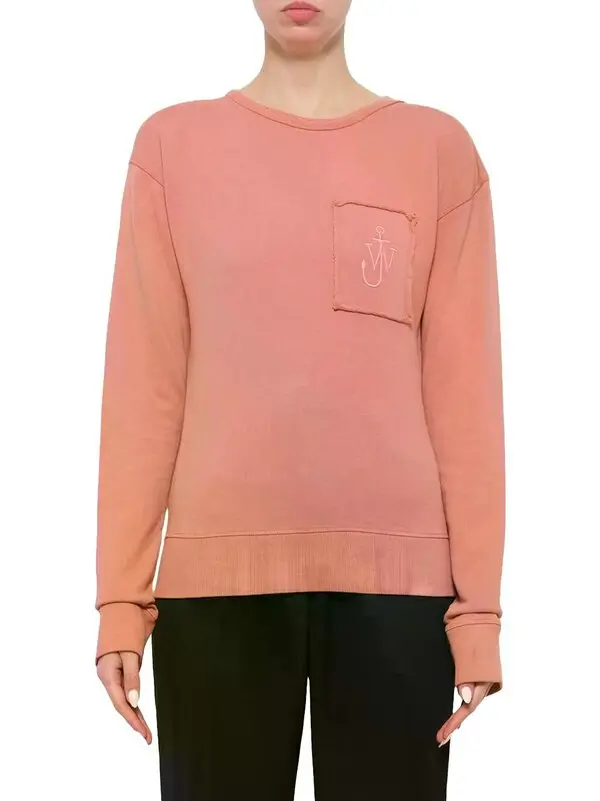 JW Anderson Logo-print Sweatshirt - Pink