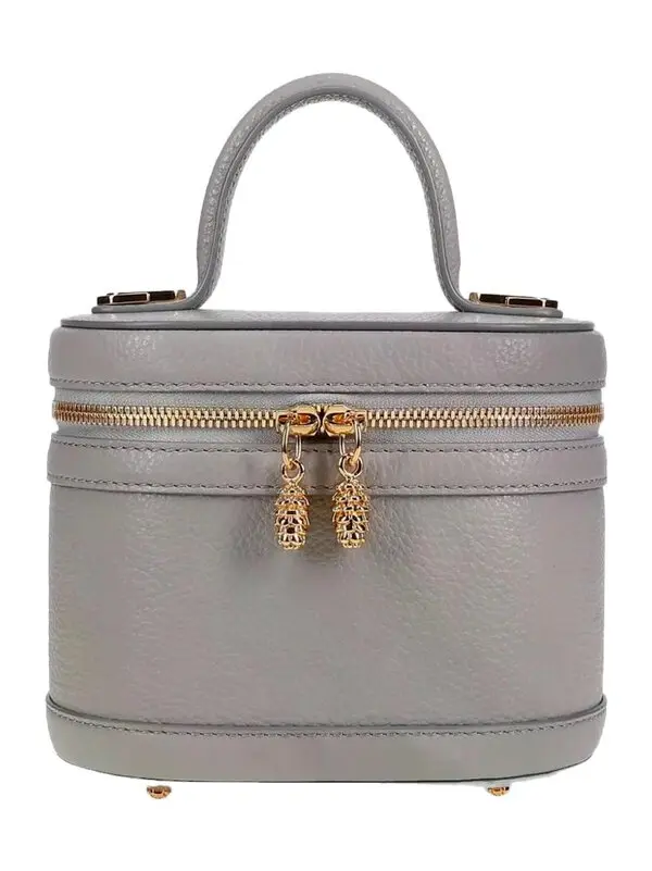 Tyler Ellis Small Victoria Leather Tote Bag - Grey