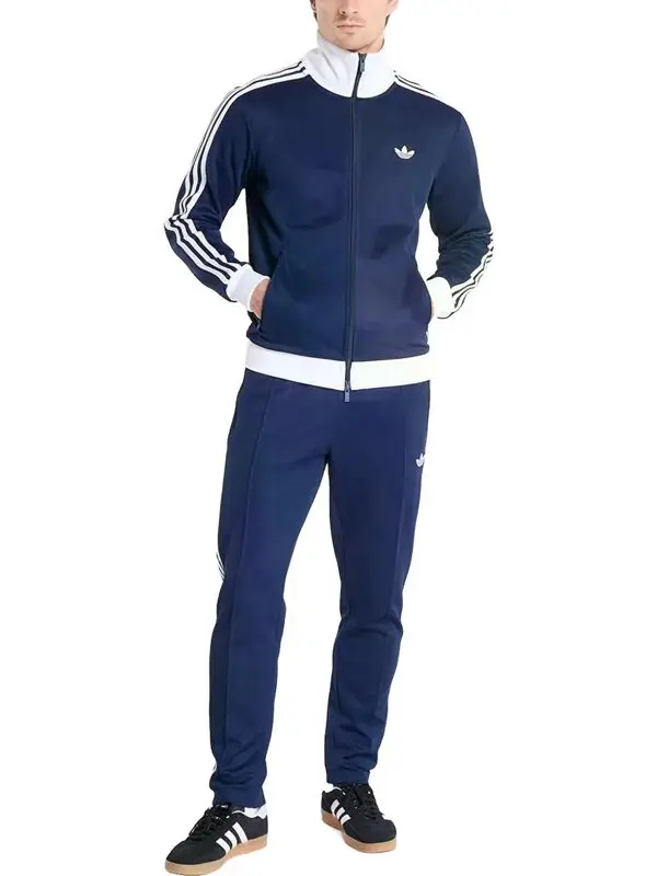 Adidas Zip-up Sweatshirt - Blue