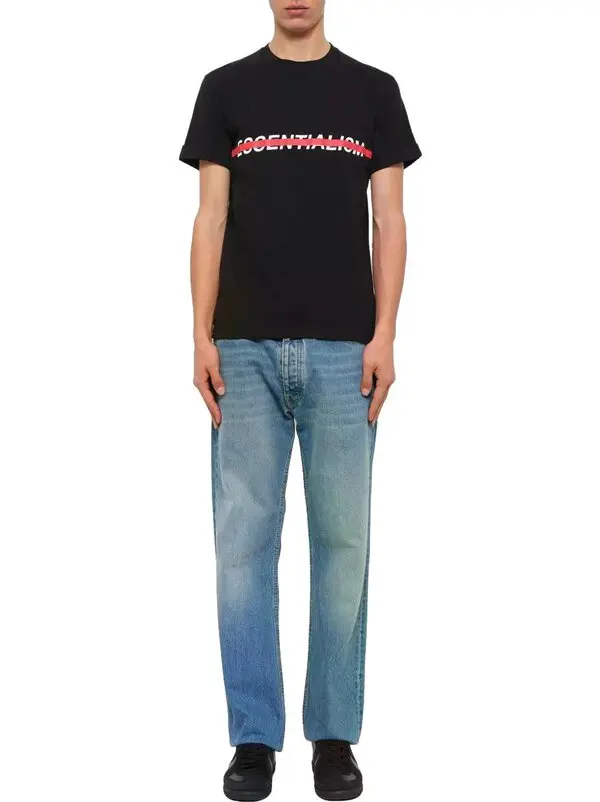 Neil Barrett Slogan T-shirt - Black