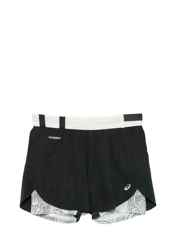 Asics Metarun Split Shorts - Black