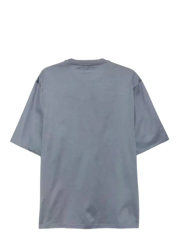 LOW BRAND Crew-neck Short-sleeve T-shirt - Blue