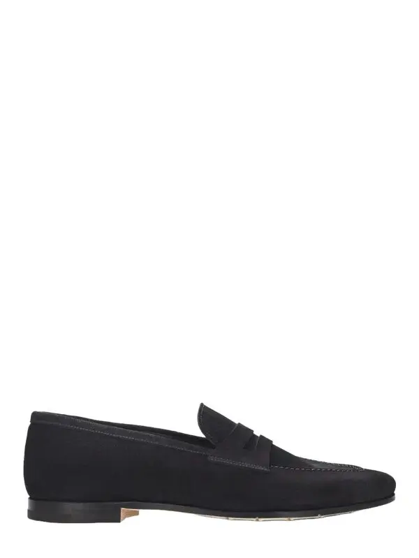 Premiata Suede Panel Loafers - Black