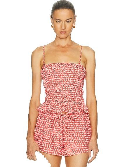 Solid & Striped The Delilah Top - Shell Print