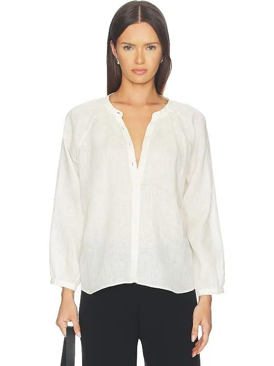Citizens Of Humanity Paro Linen Blouse - Ivory