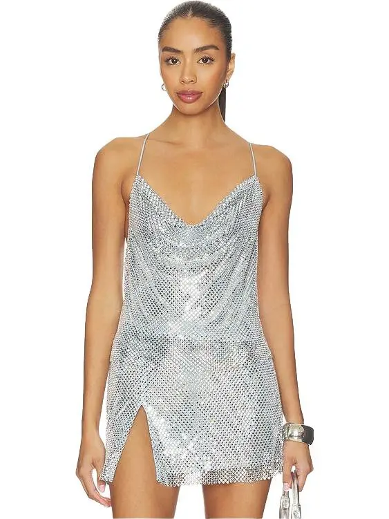 Retrofete Shiloh Camisole - Metallic Silver
