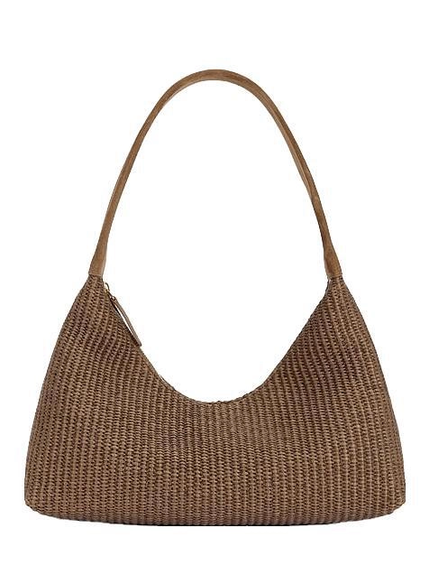 MANSUR GAVRIEL Candy Baguette Shoulder Bag - Brown