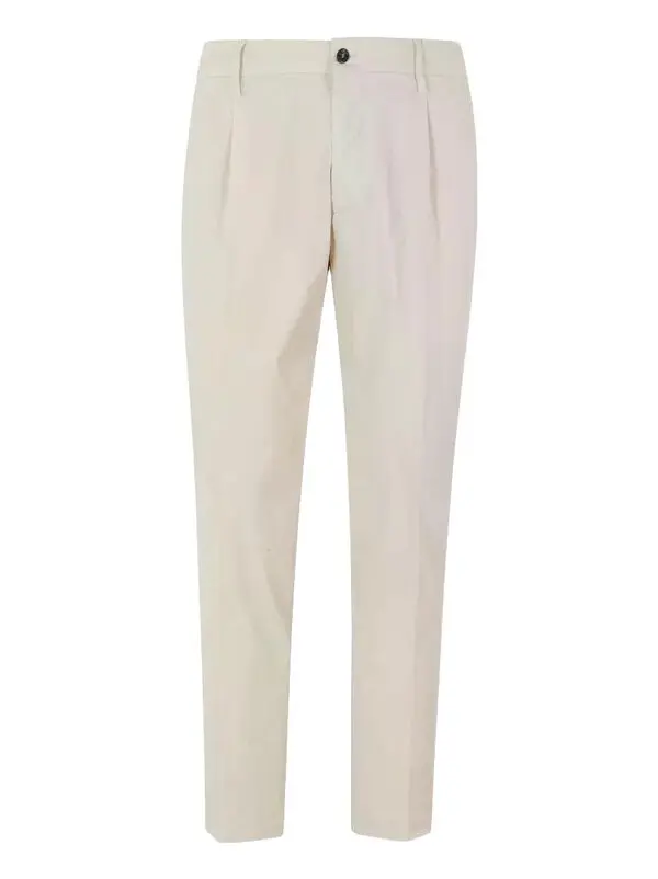 BE ABLE Pleated Tapered Trousers - Neutrals