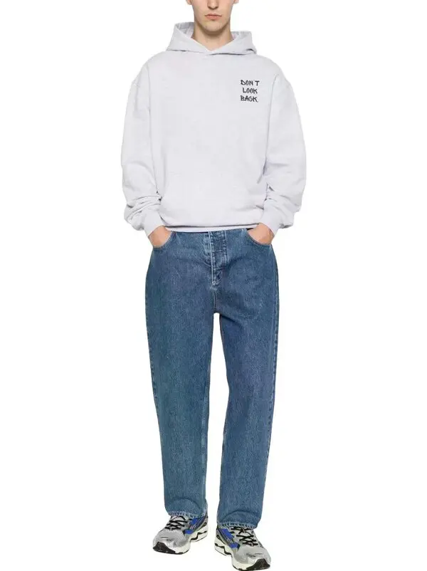 GEORGE. Slogan Print Hoodie - Grey