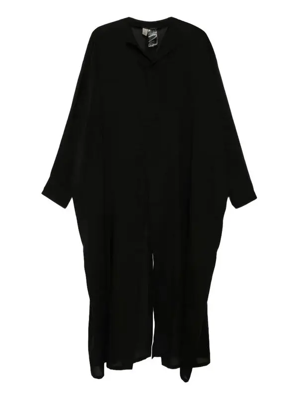 Yohji Yamamoto Sheer-effect Shirt - Black