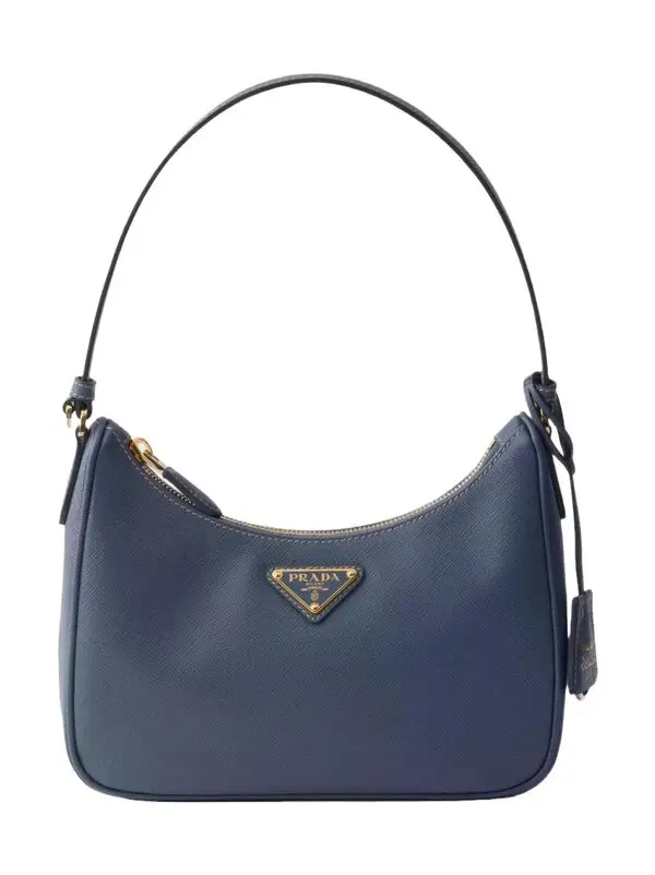 Prada Re-edition 2005 Saffiano-leather Mini Bag - Blue