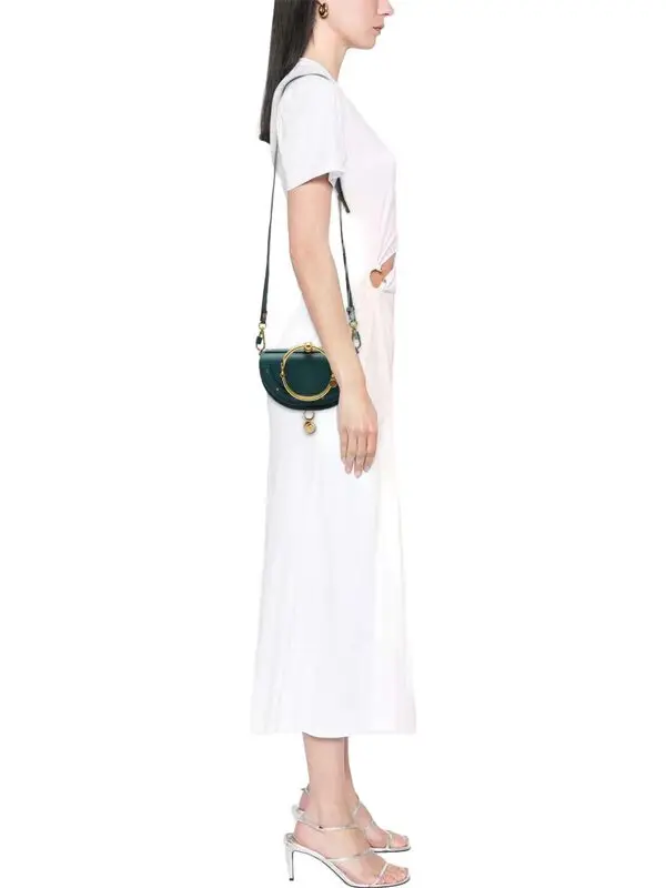 Chloé Mini Calfskin Nile Bracelet Satchel - Blue