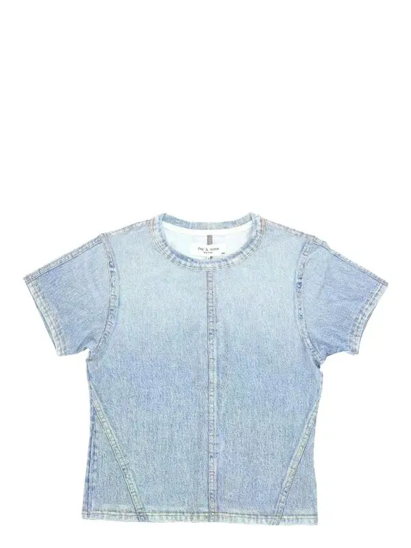 Rag & Bone Seam-detail T-shirt - Blue