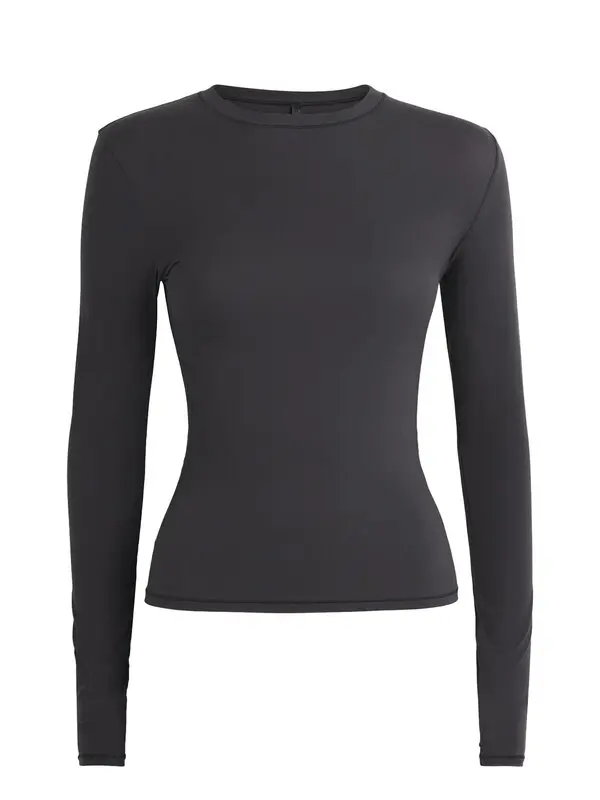 SKIMS Fits Everybody Long-sleeve T-shirt - Black