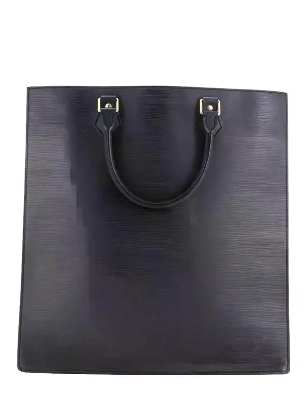 LOUIS VUITTON Sac Plat Gm Epi Leather Tote Bag - Black