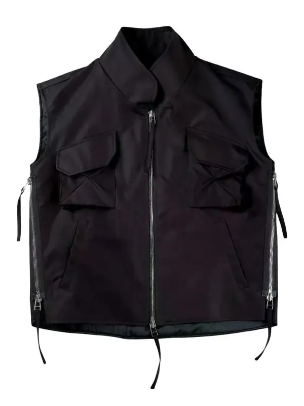 FFFPOSTALSERVICE Multi-pocket Zip-up Jacket - Black