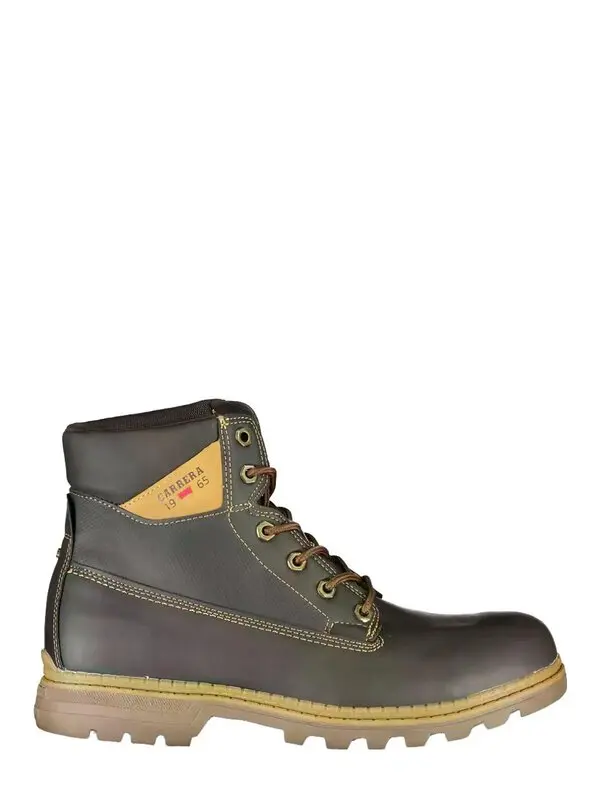 Carrera Eyewear Lace-up Contrast Topstitching Boots - Brown