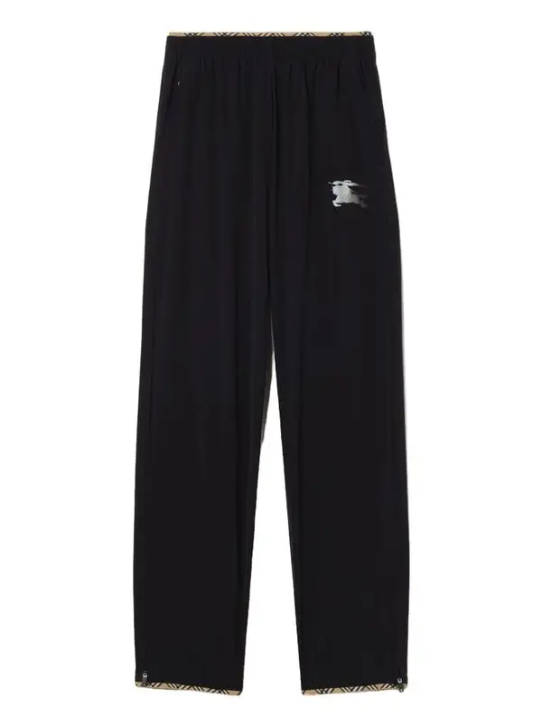 Burberry Stretch Nylon Jogging Pants - Black