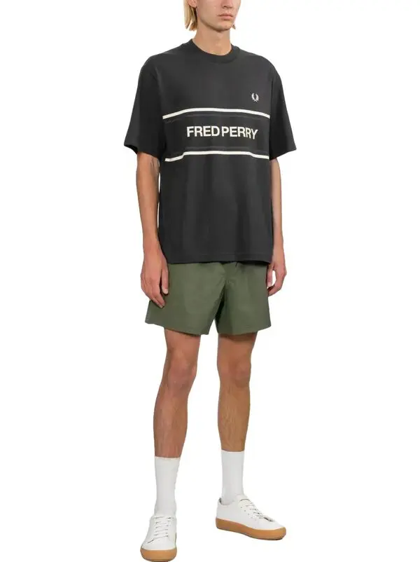 Fred Perry Logo-print T-shirt - Grey