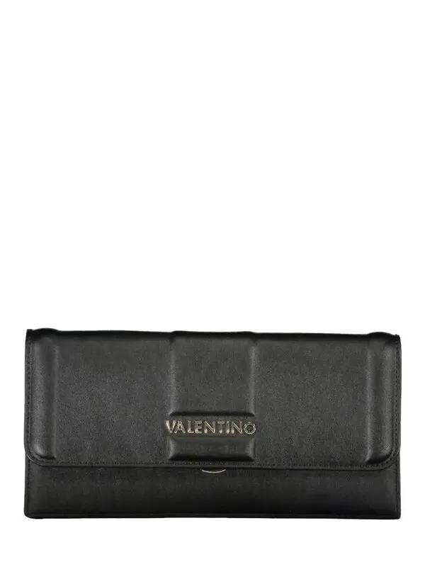 MARIO VALENTINO Quilted Logo-lettering Tote Bag - Black