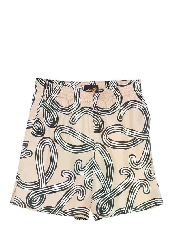 Loewe Elastic Waistband Shorts - Neutrals