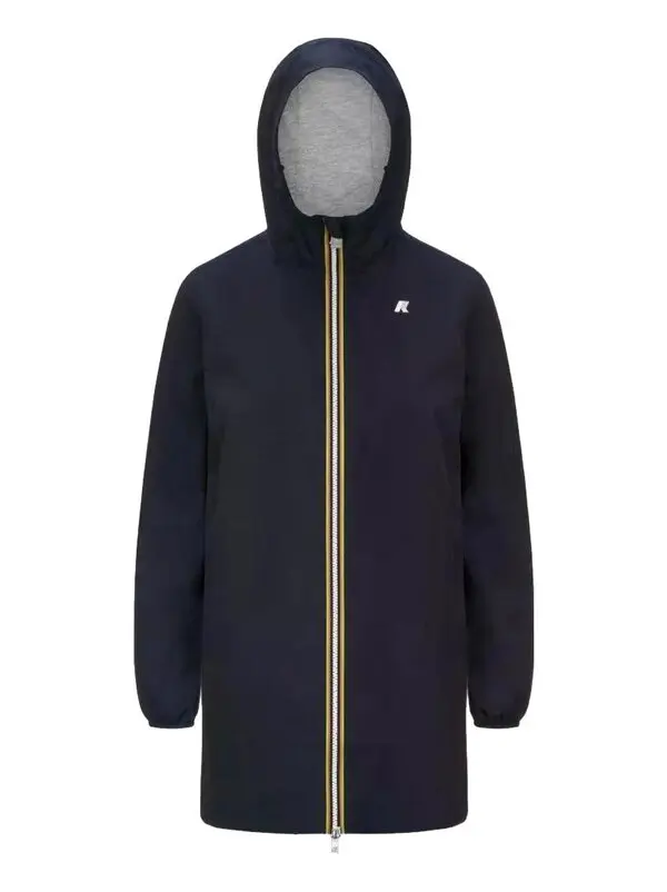 K-WAY Sophie Hooded Coat - Blue
