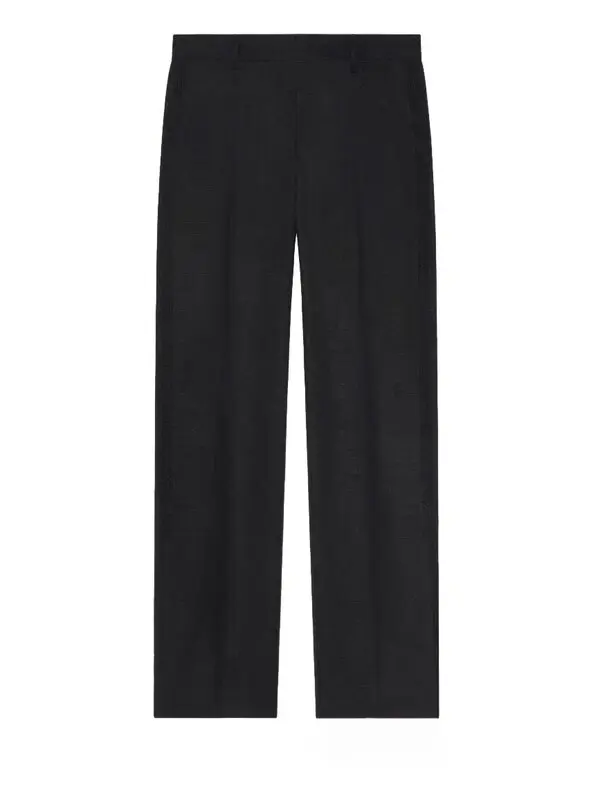 Givenchy Crystal-embellished Wool Trousers - Black