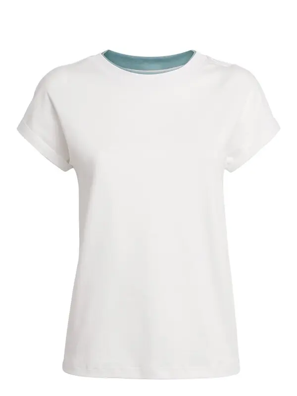 Eleventy Cotton Layered T-shirt - White
