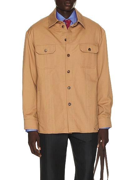 Valentino Garavani Vlogo Signature Jacket - Light Camel