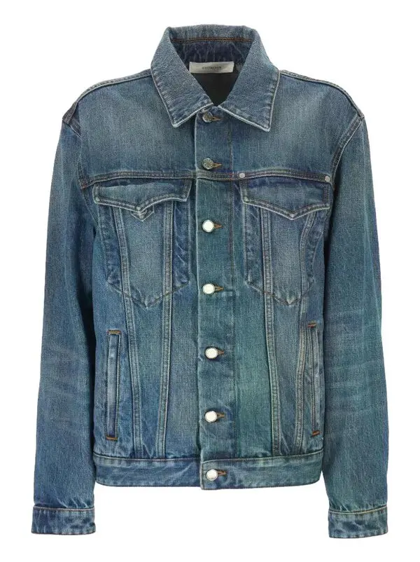UMIT BENAN Faded Effect Denim Jacket - Blue