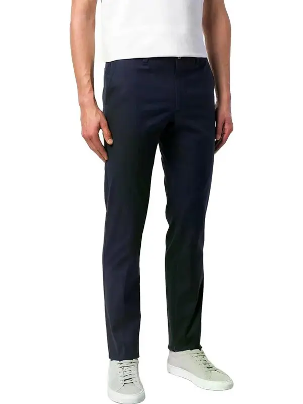 Corneliani Straight Leg Trousers - Blue