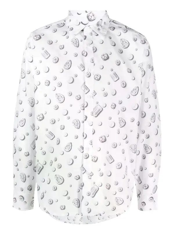 Viktor & Rolf Graphic-print Button-up Shirt - White