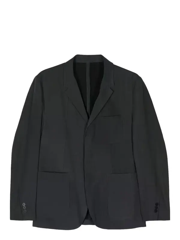 Neil Barrett Single-breasted Cotton Blazer - Grey