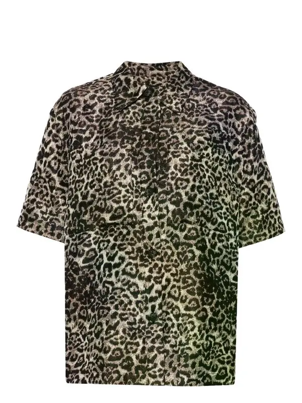 ALLSAINTS Jemi Leppo Jacquard Shirt - Black