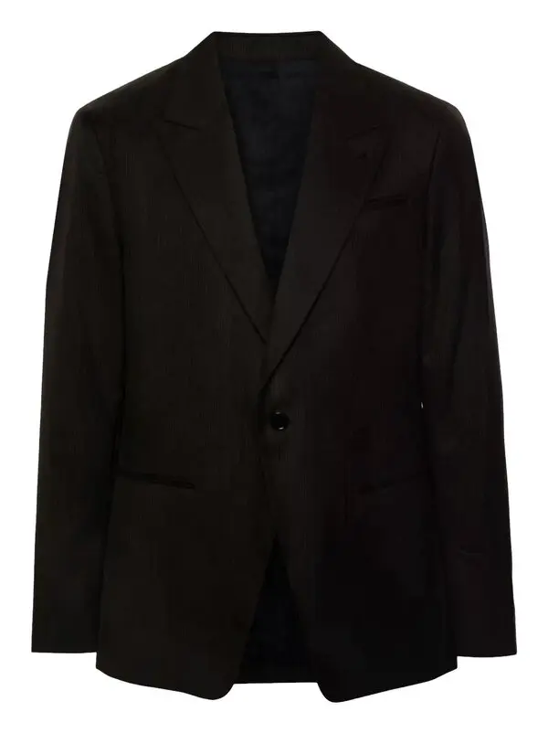 ALLSAINTS Thorpe Pinstripe Blazer - Brown