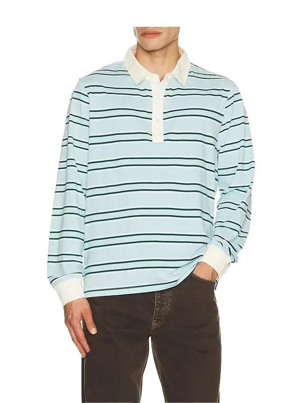 HEAD GOLF Vintage Henley Polo - Blue